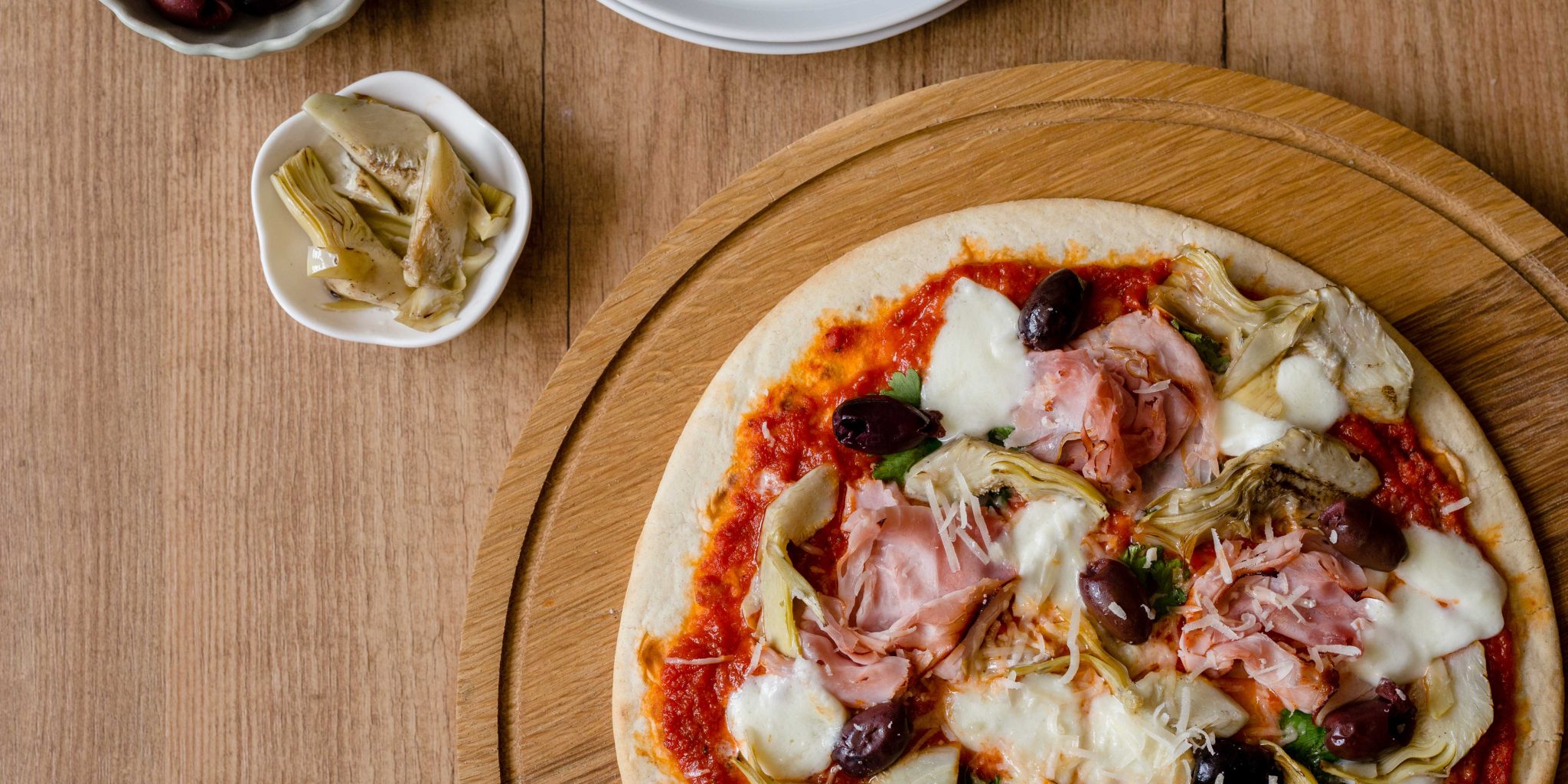 Pizza ham, artisjokken, olijven en mozzarella - Bertolli